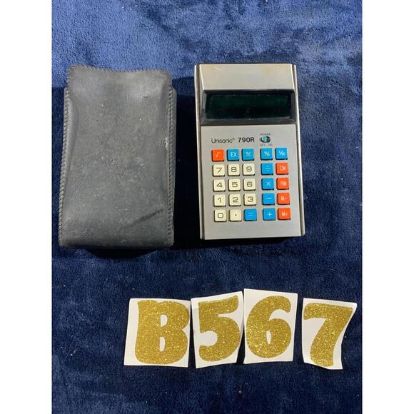 Other | Vintage Unisonic 79r Calculator Tested Works W Manual Retro ...